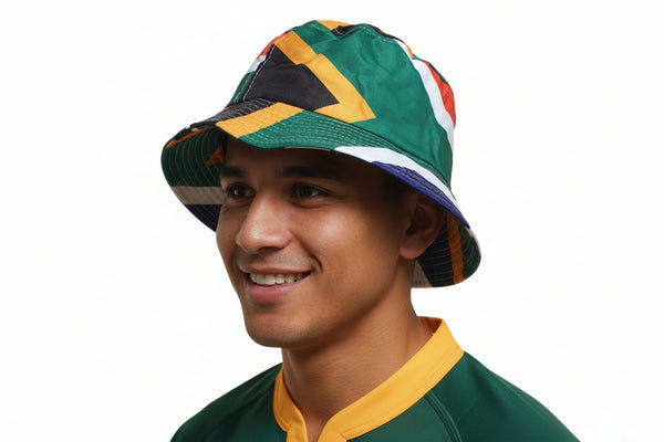 Bok Supporter Flag Bucket Hat (ST2) – South African Essentials