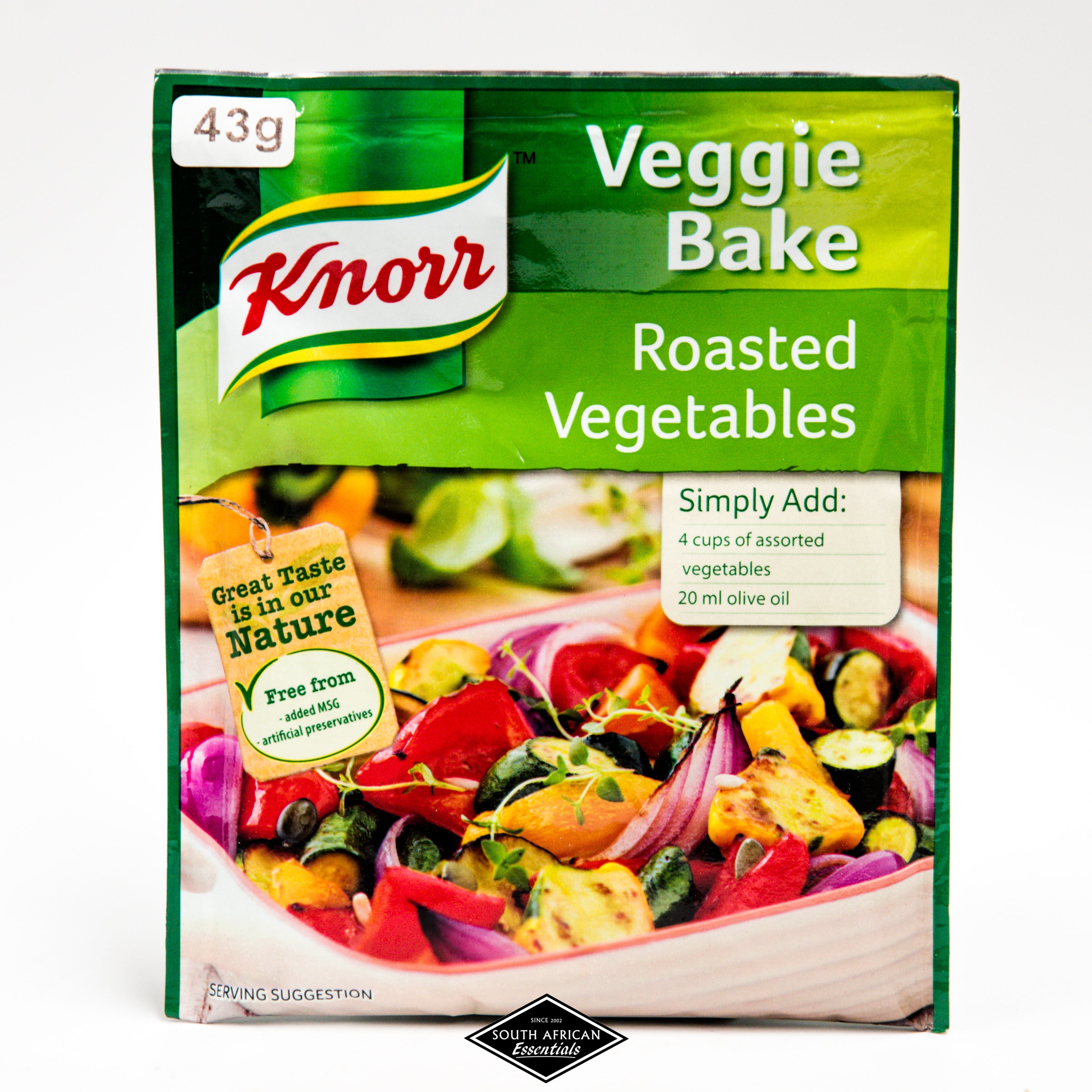Knorr Veggie Bake Roasted Vegetables 43g – South African Essentials