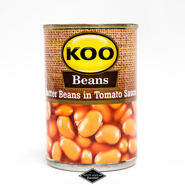 Koo Butter Beans in Tomato Sauce 420g – South African Essentials